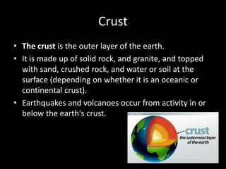 Earths layers | PPTX