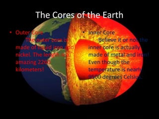 Earths Layers - Gavin C | PPTX | Geology | Science