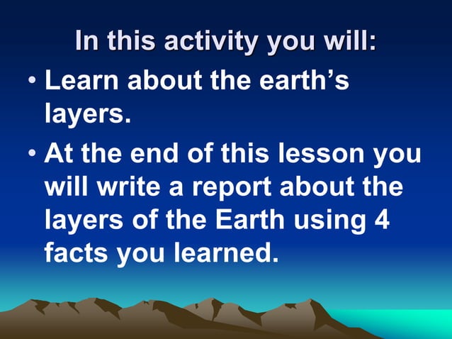Earths layers power point part 2 | PPT