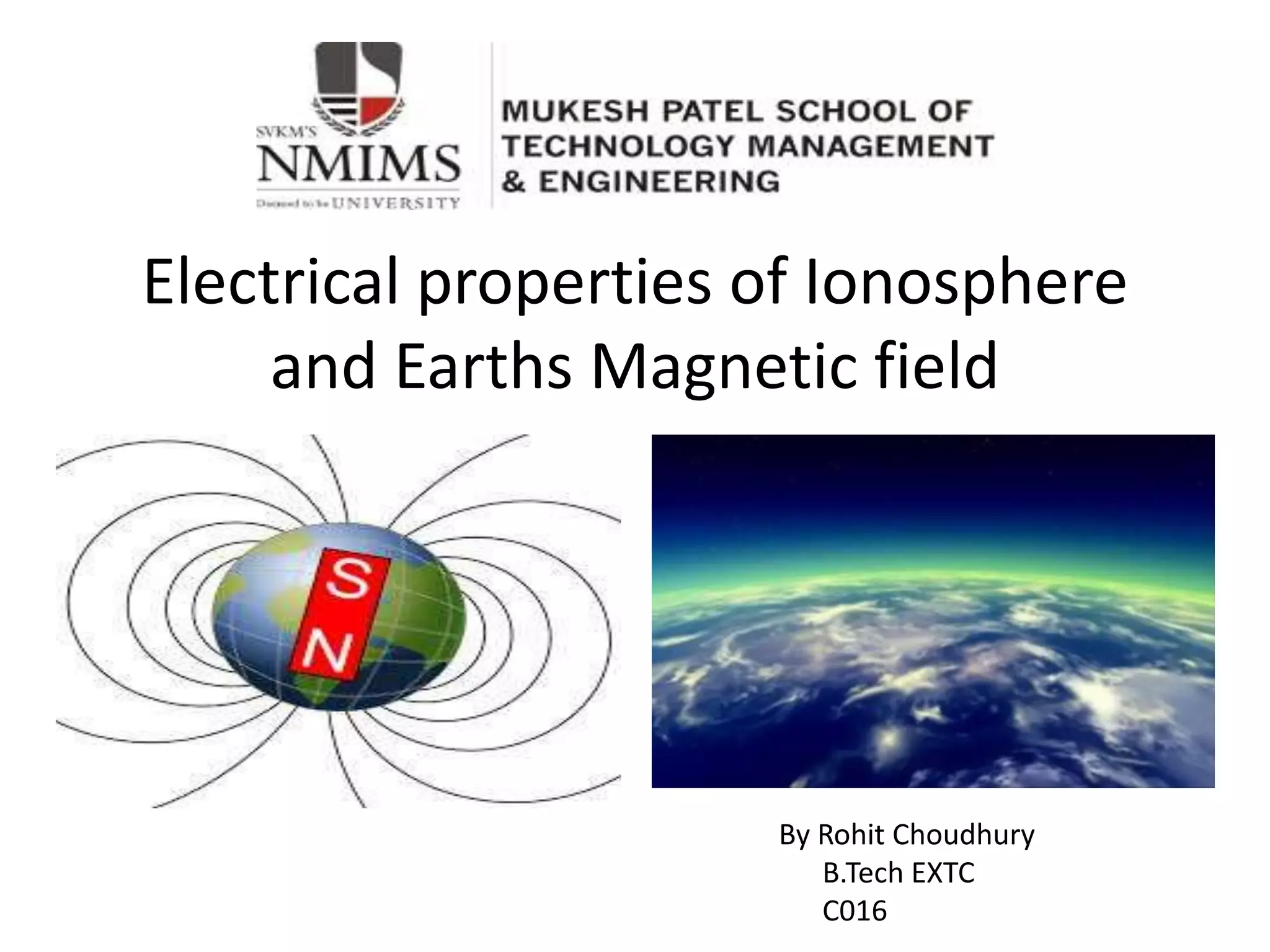 Earths magnetic field | PPTX