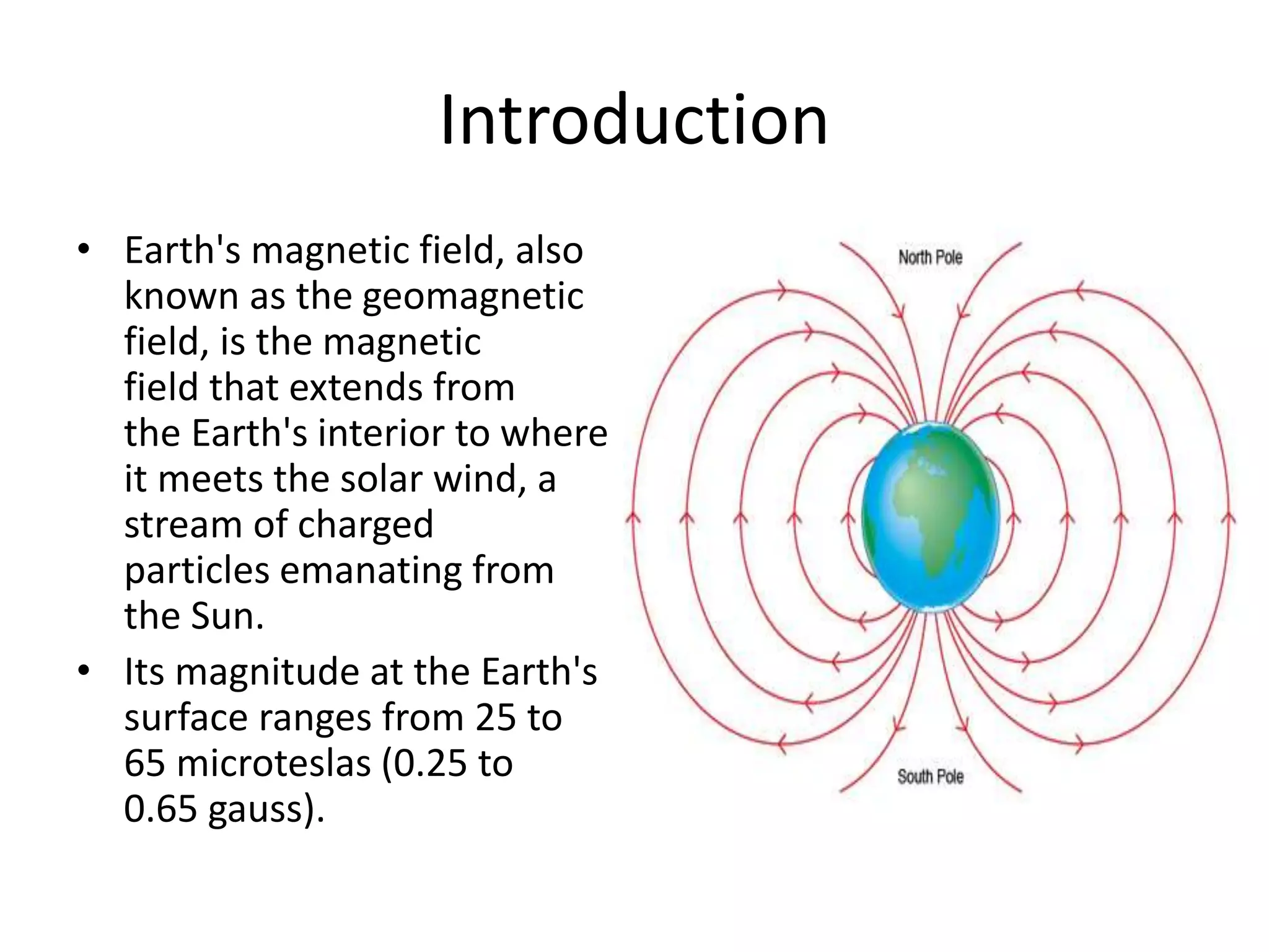 Earths magnetic field | PPTX | Geography | Science