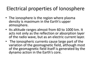 Earths magnetic field | PPTX