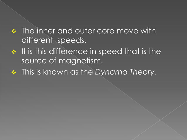 Earth's magnetism | PPTX | Geography | Science