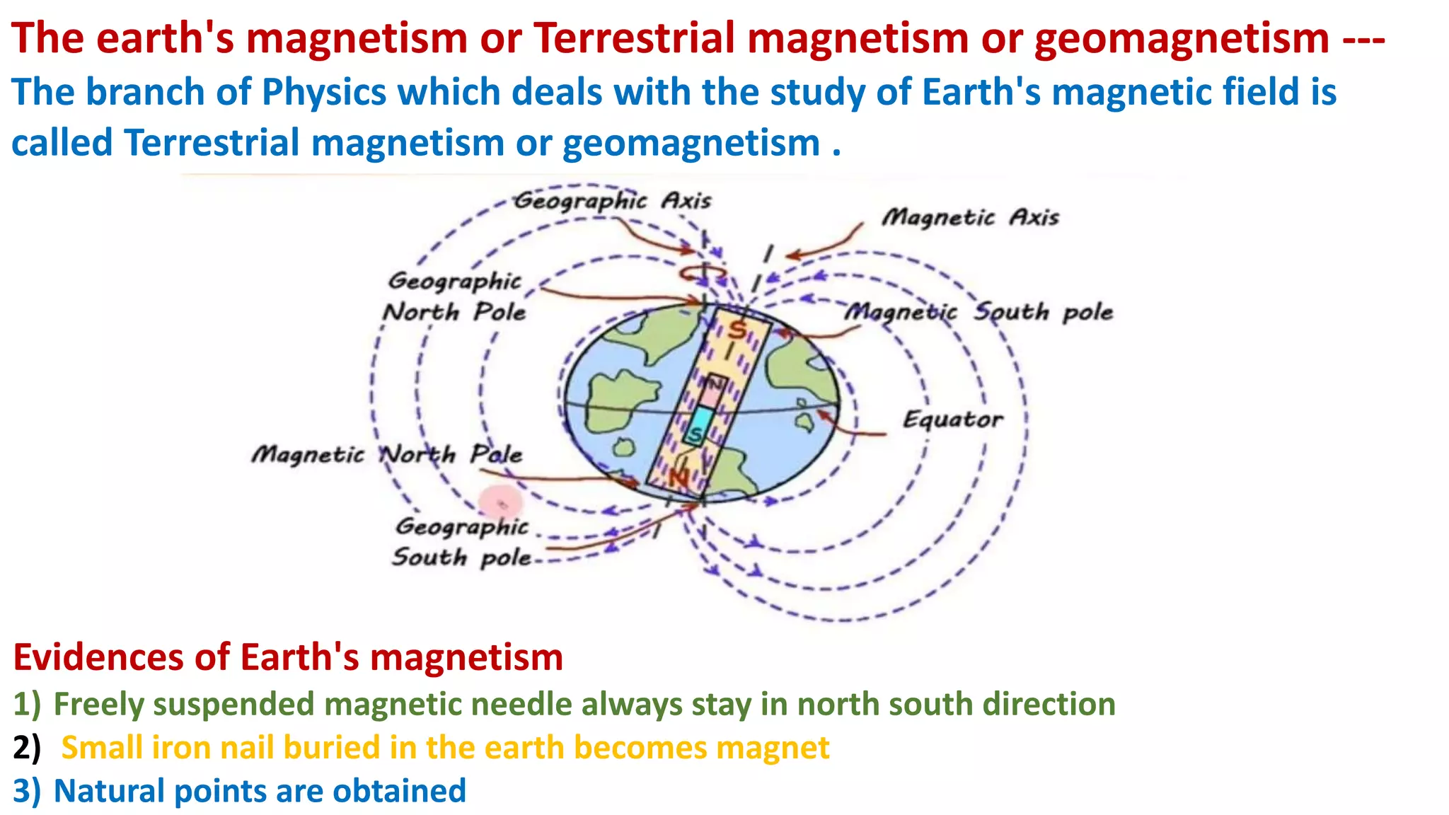 Earths magnetism | PPTX