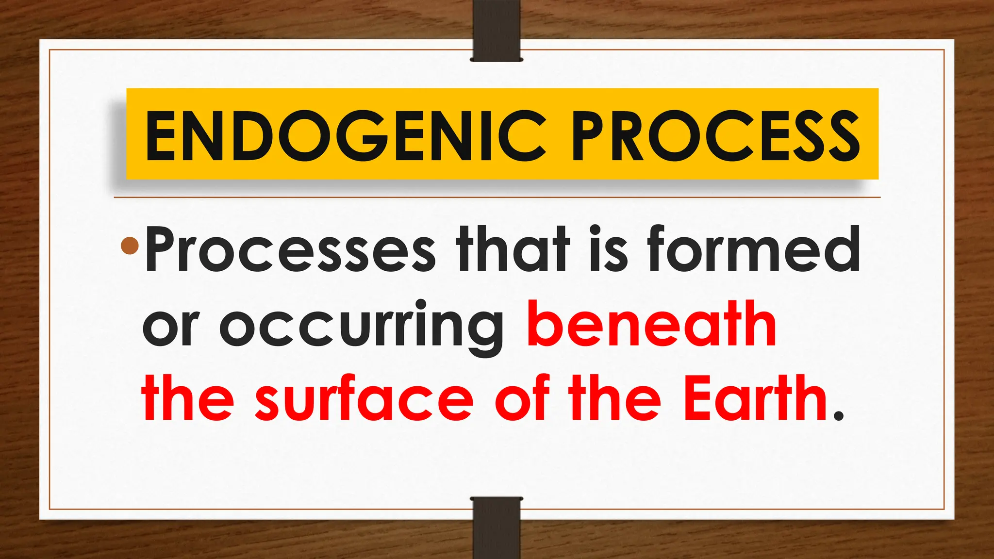 Earth's Material and Processes (Endogenic Process).pptx | Geology | Science