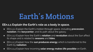 Earth's Motions | PPTX