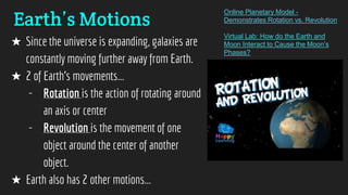 Earth's Motions | PPTX