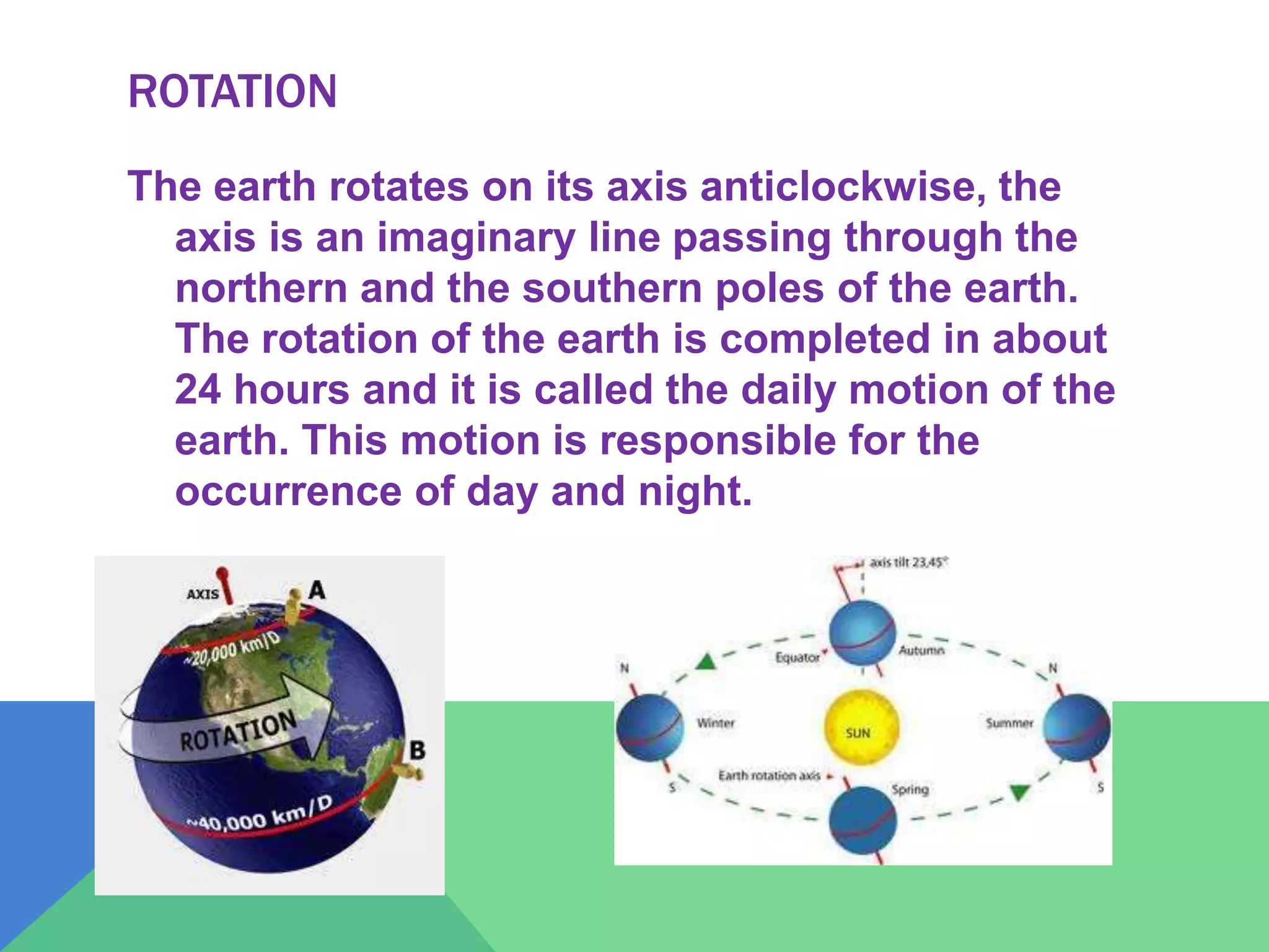 Earth's movemments power point rafi | PPT
