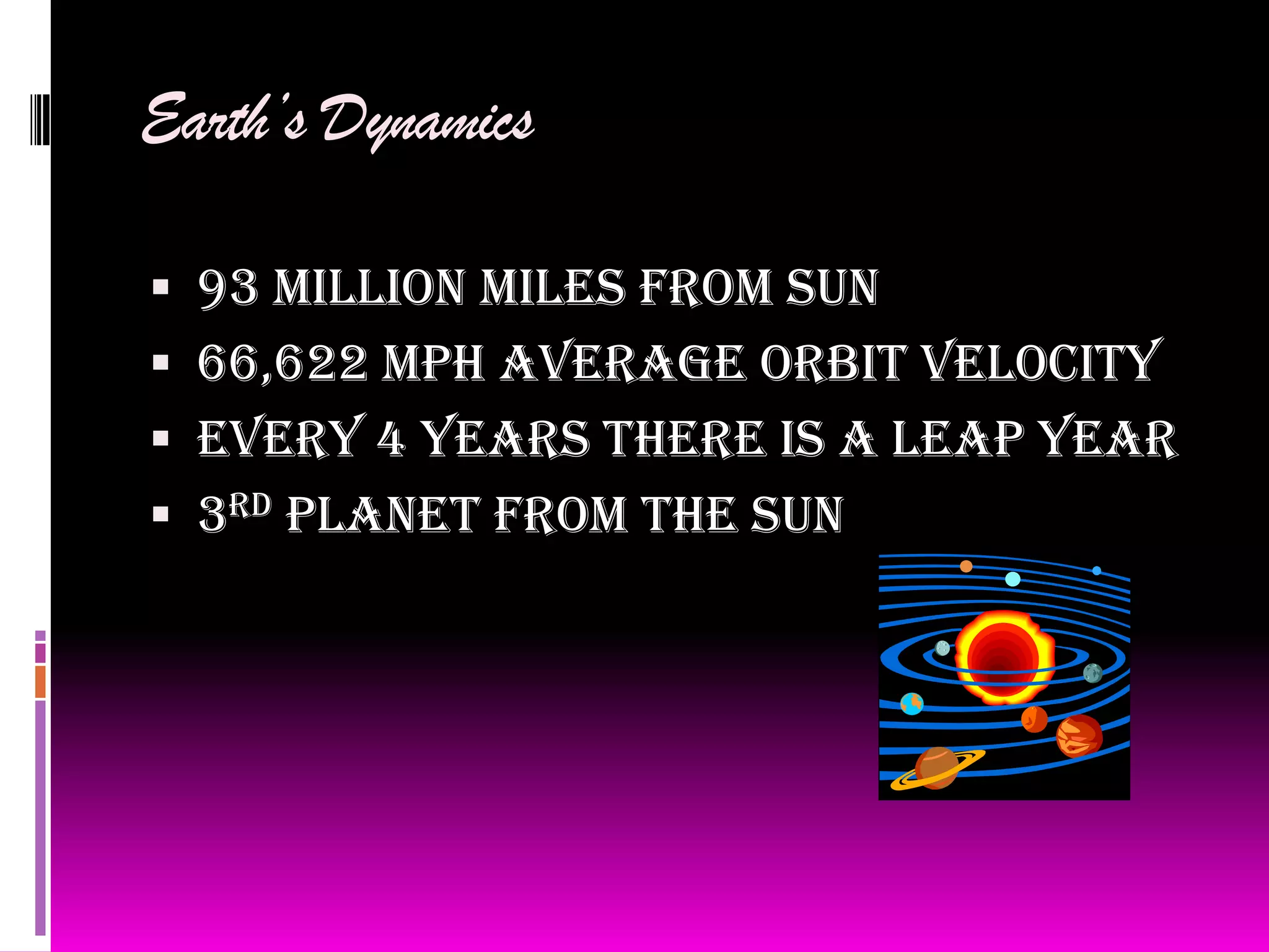 Earth solar system | PPTX