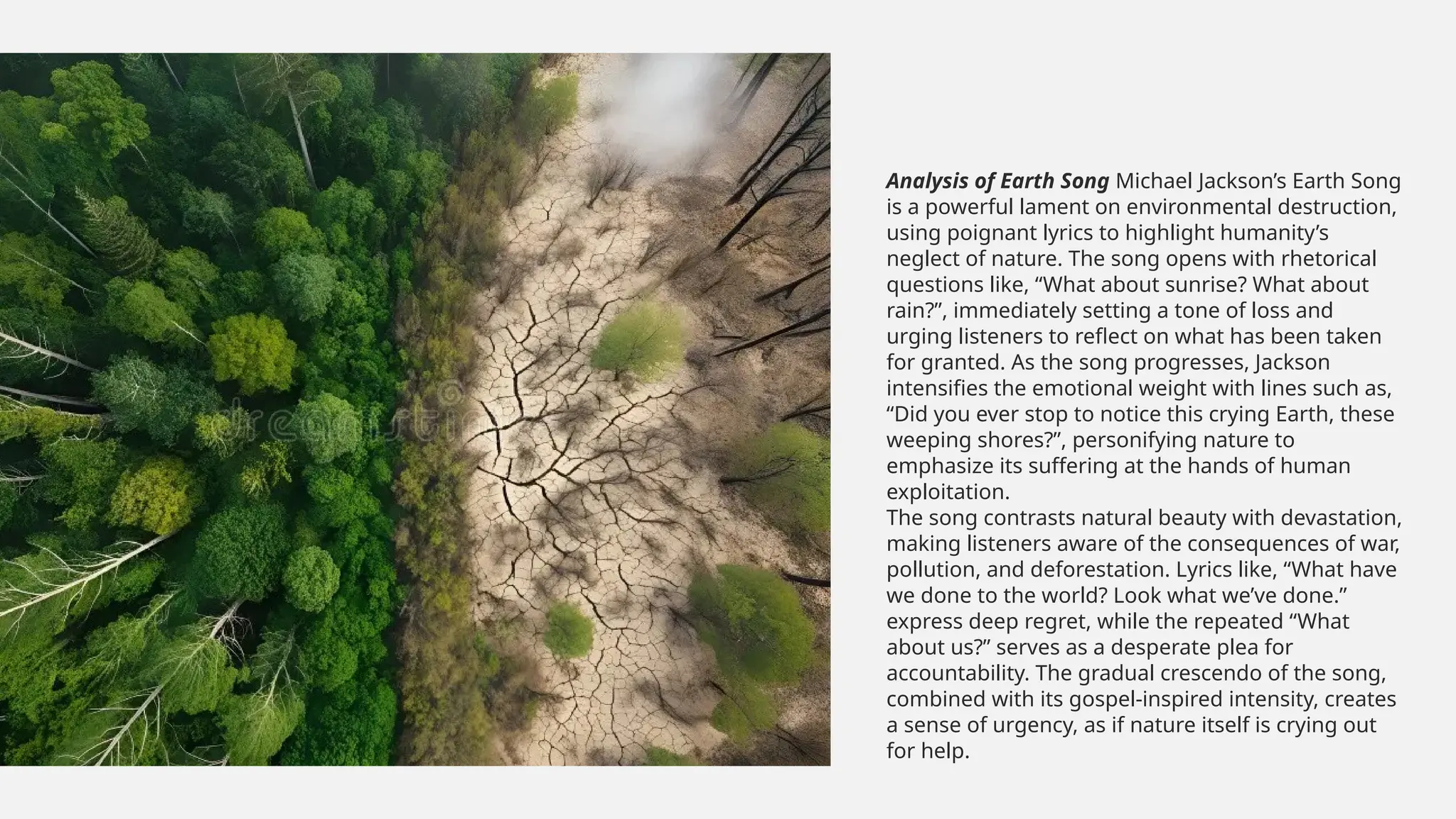 EARTH SONG Eco critical analysis(1).pptx
