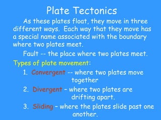 Earth's processes--Danielle Lewis | PPT