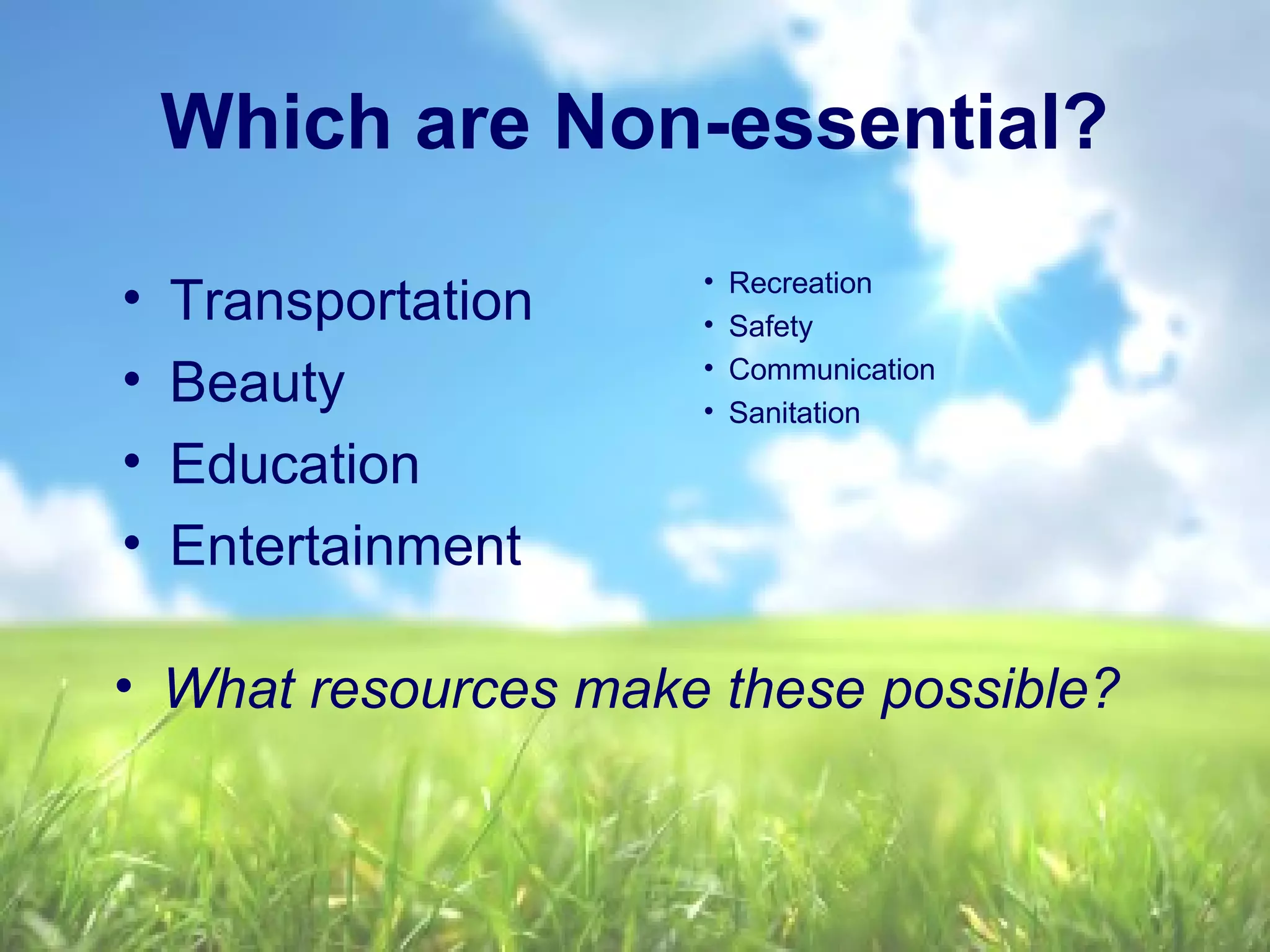 Earth's Natural Resources | PPT