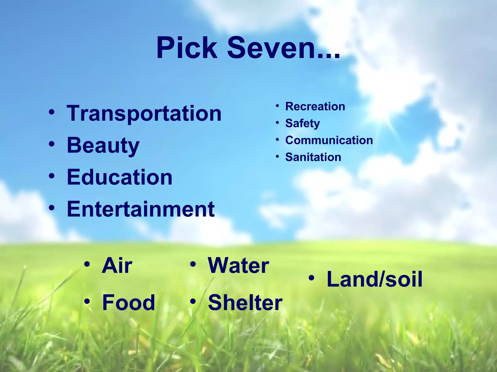 Earth's Natural Resources | PPT