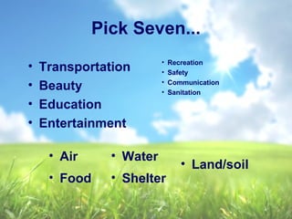 Earth's Natural Resources | PPT