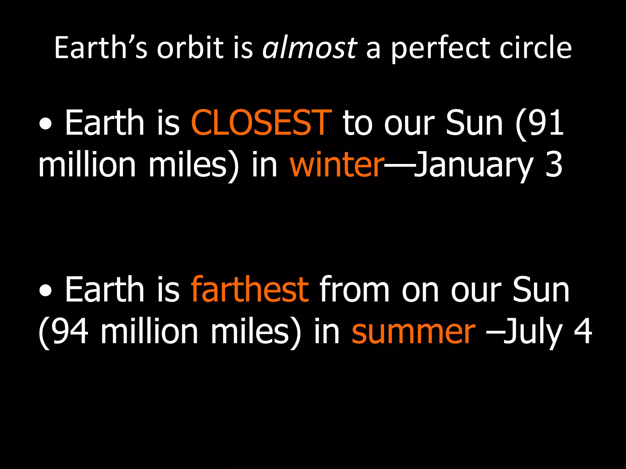 Earth's Revolution Around the Sun | PPTX