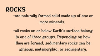 Earth's Rock Layers and Fossils Science Presentation Muted Colors ...