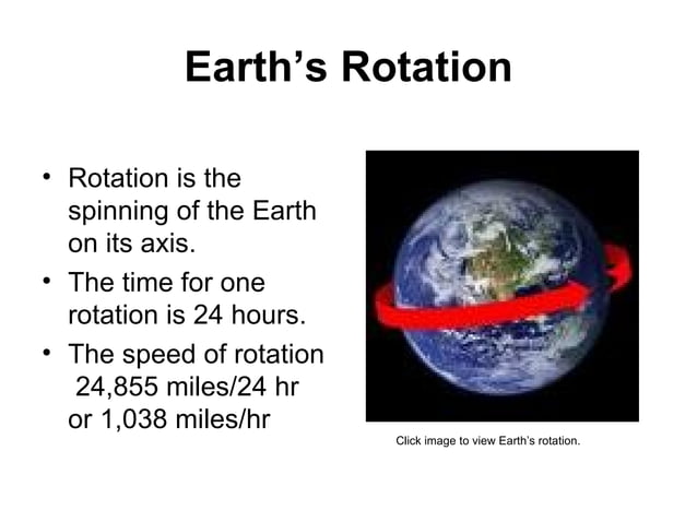 Ch 11 Earths rotation and revolution | PPT | Science