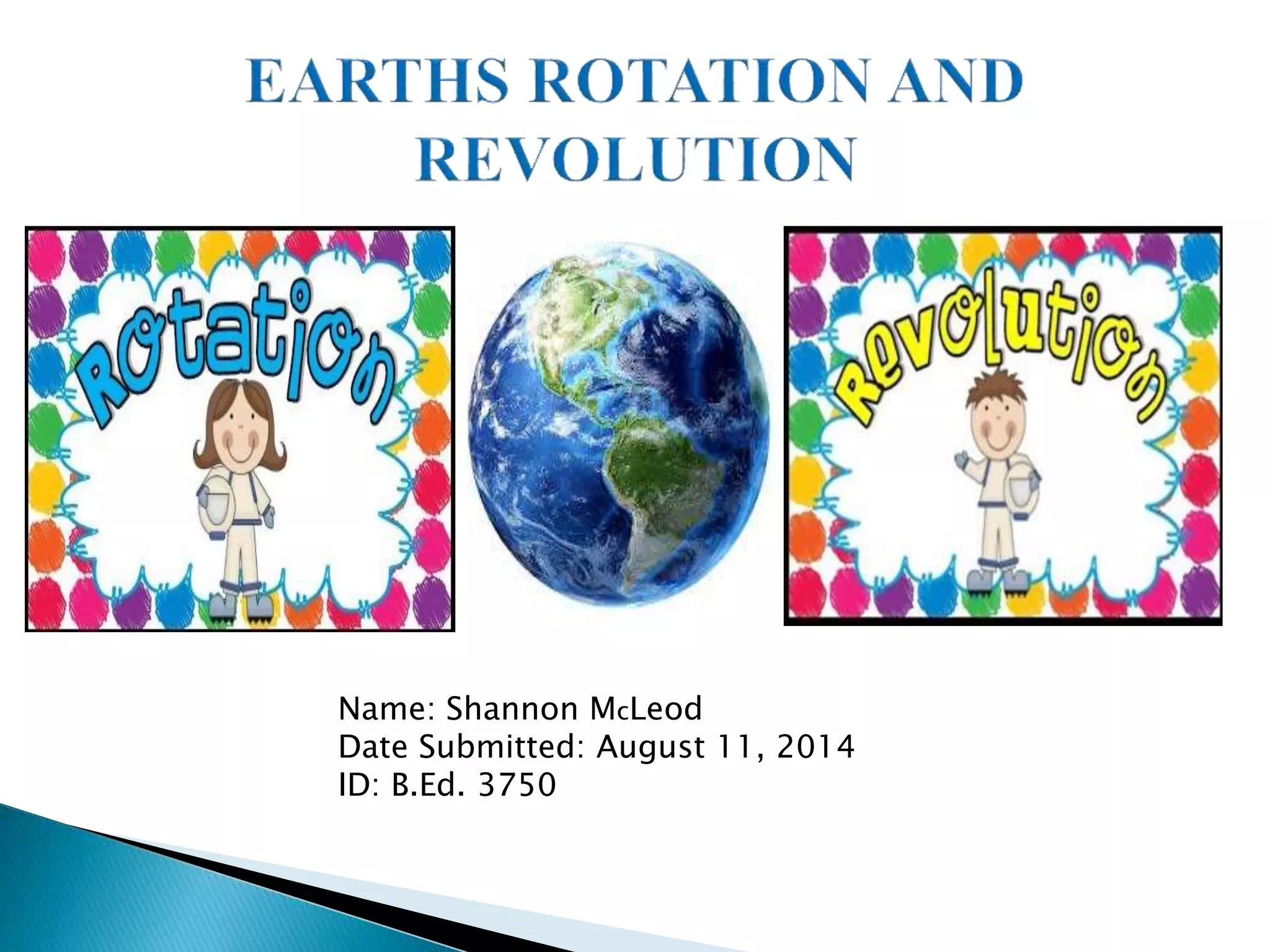 rotation and revolution | PPT