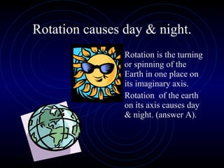 Earth's rotation powerpoint | PPT