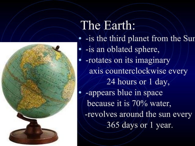 Earth's rotation powerpoint | PPT