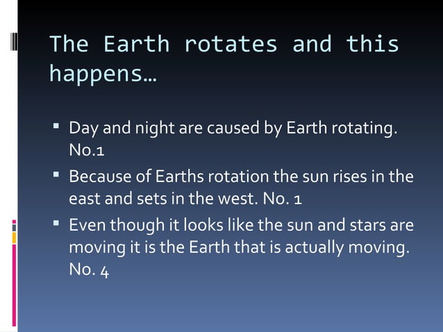 Earths rotation ppt sam oncken | PPT