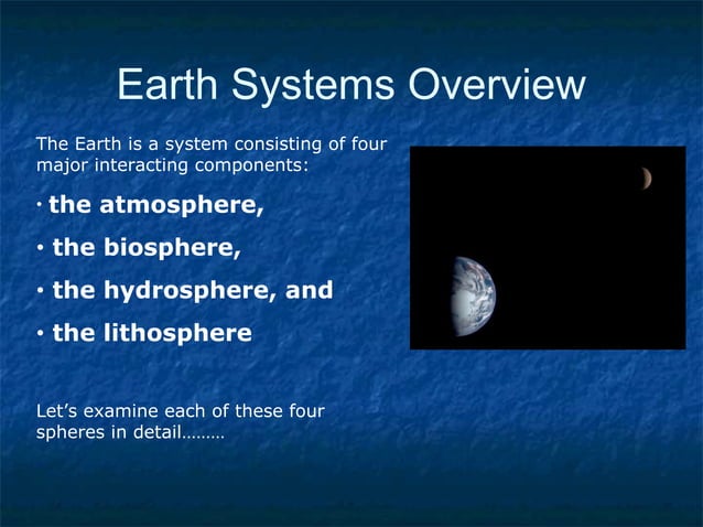Earth's spheres | PPT | Indoor Environmental Quality | Home & Garden