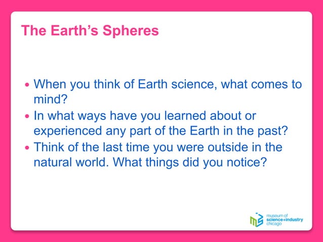 Earth's spheres | PPTX