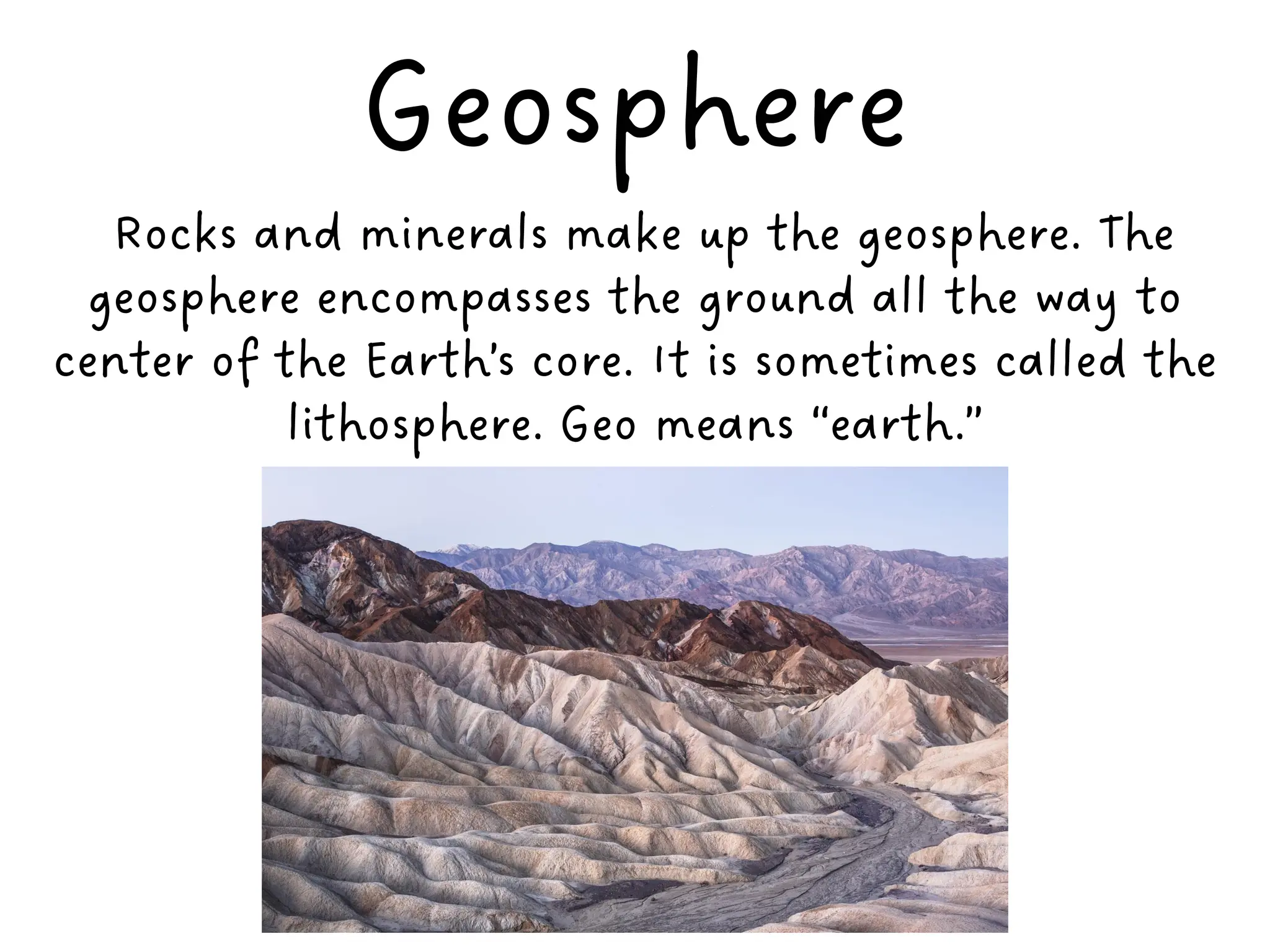 What are the Earth's Four Spheres for Kids | PDF | Geography | Science