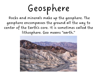 What are the Earth's Four Spheres for Kids | PDF