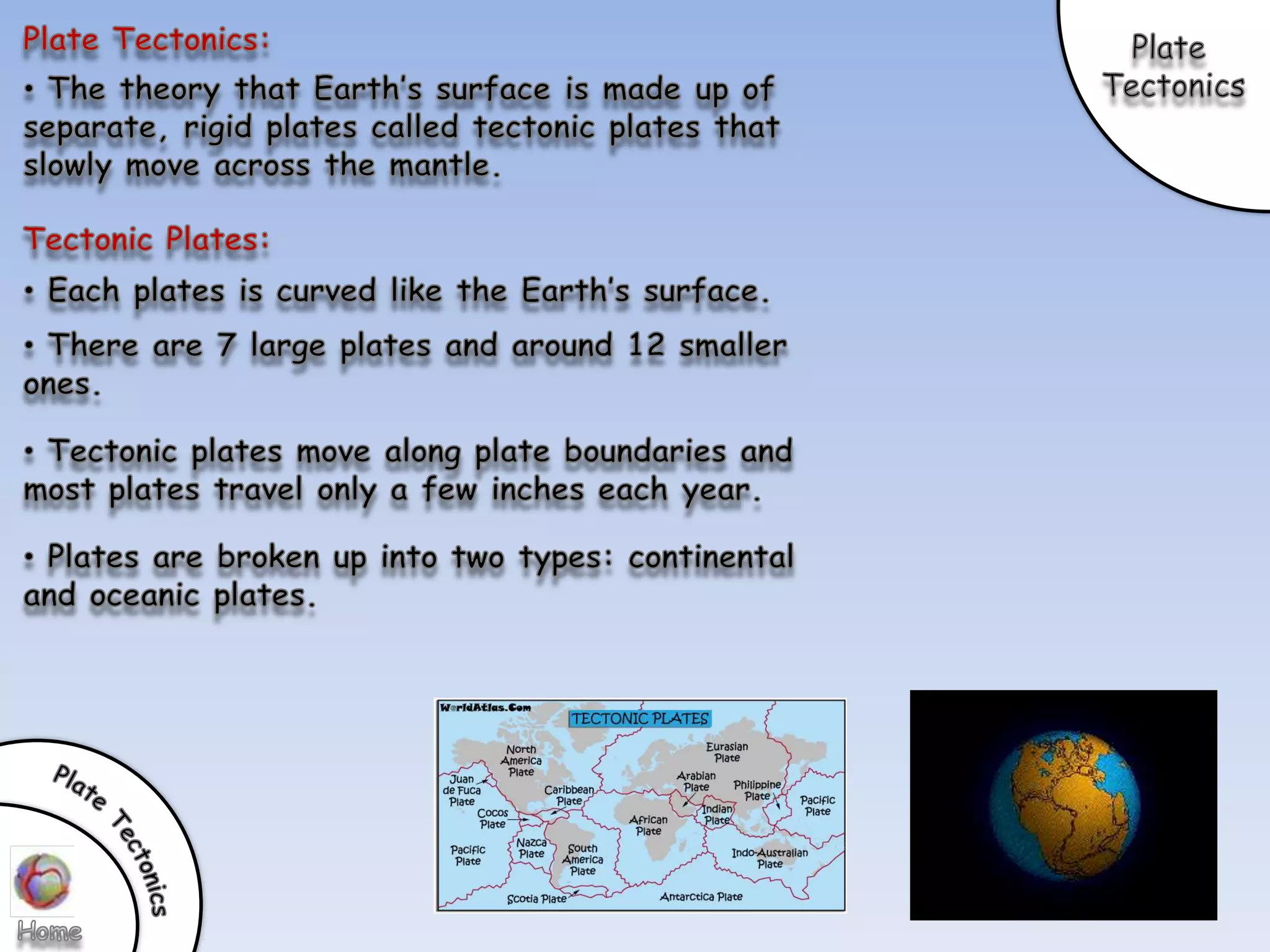 Earth's structure & plate tectonics | PPT