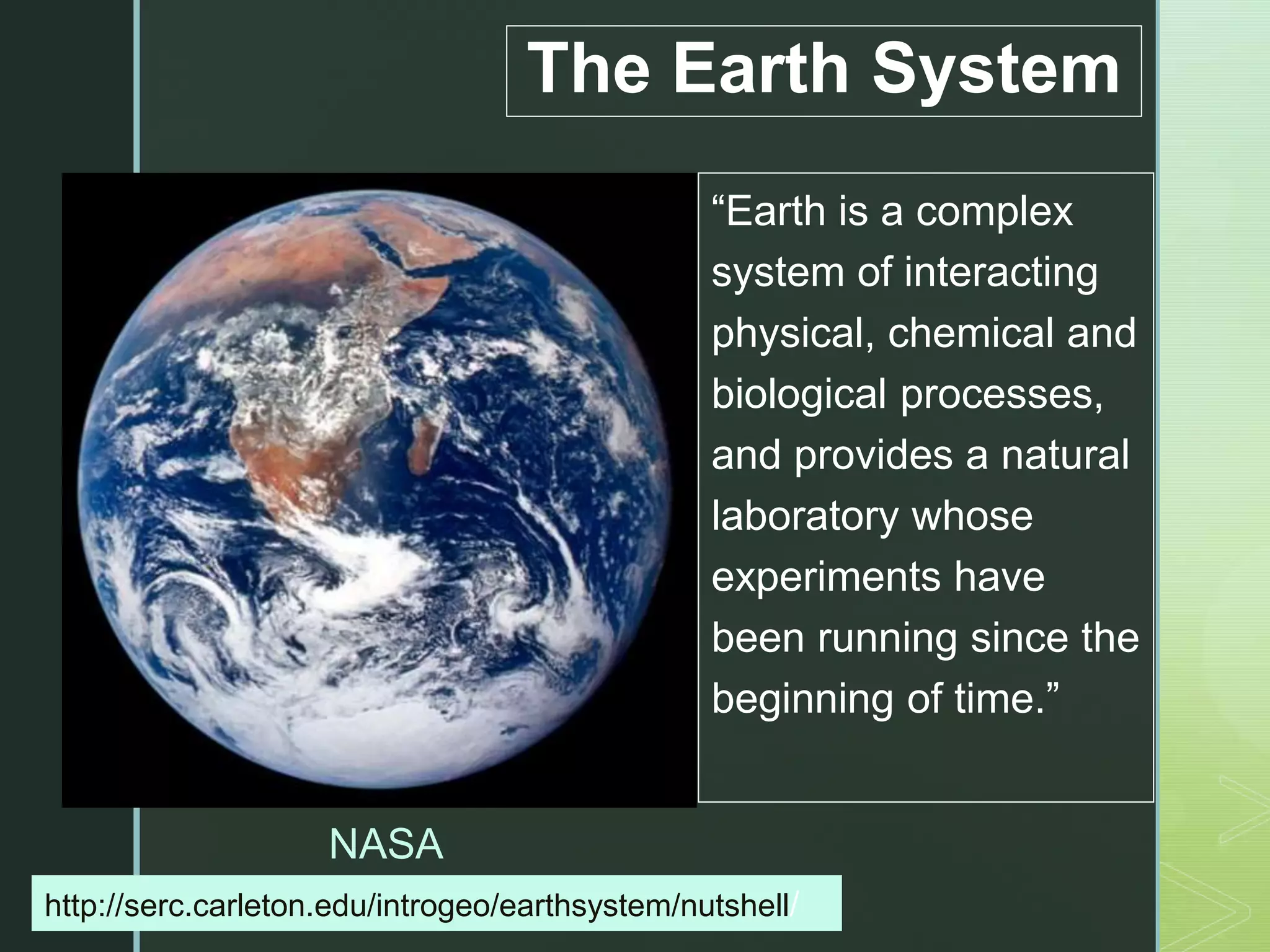 Earth's subsystem | PPT