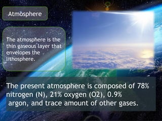 Earth's Subsystem presentation senior high school | PPT