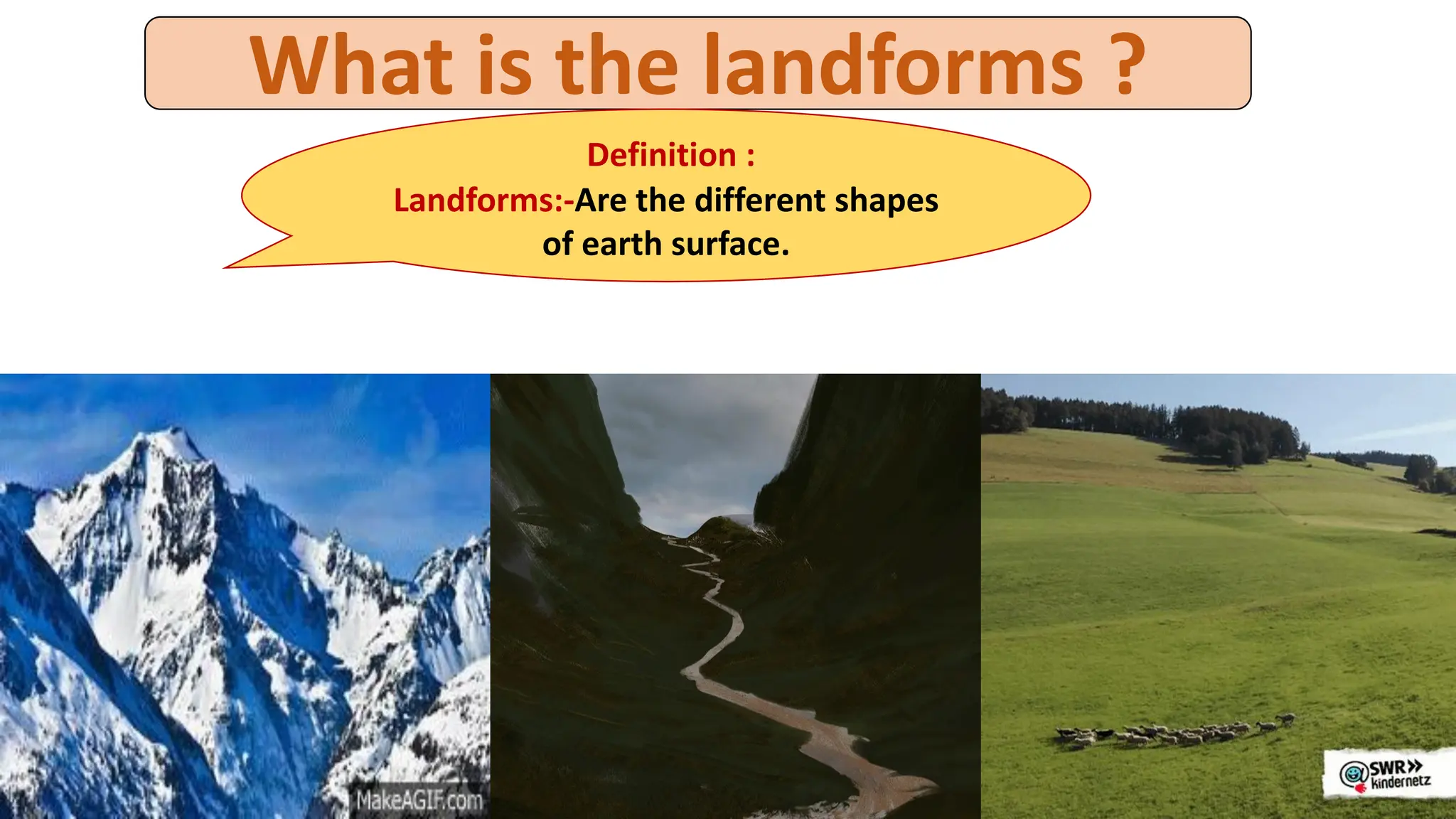 Earth's surface.ppt Layers of earth. Landforms | PDF | Geology | Science