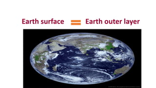 Earth's surface.ppt Layers of earth. Landforms | PDF | Geology | Science