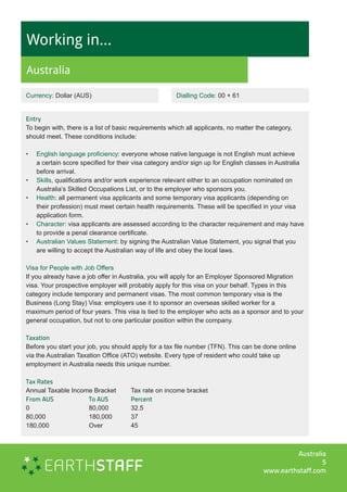 Earthstaff | Working In.... | PDF | Currencies | Economy