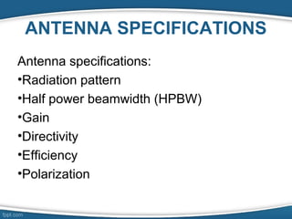 Earth Station and Satellite Antennas | PPT