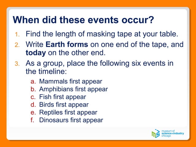 Earth's timeline | PPT