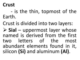 Earth structure | PPTX | Science