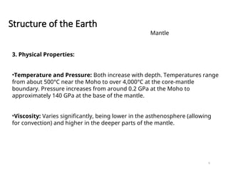 Earthstructureinternal - mantle - Copy.ppt