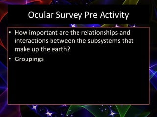 Earth Subsystem | PPTX