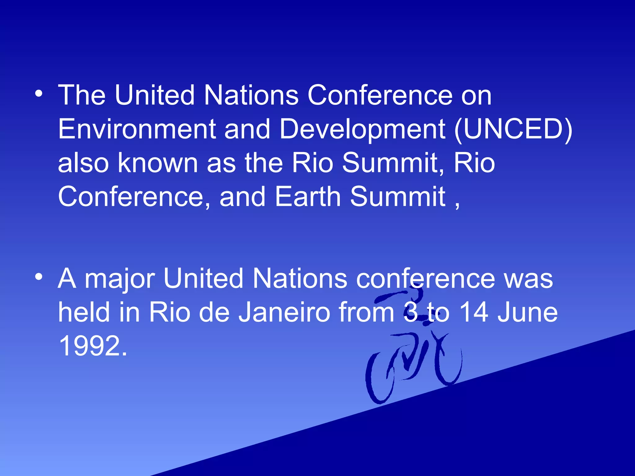Earth summit | PPT