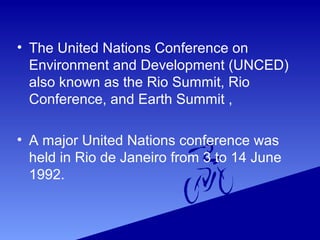 Earth summit | PPT