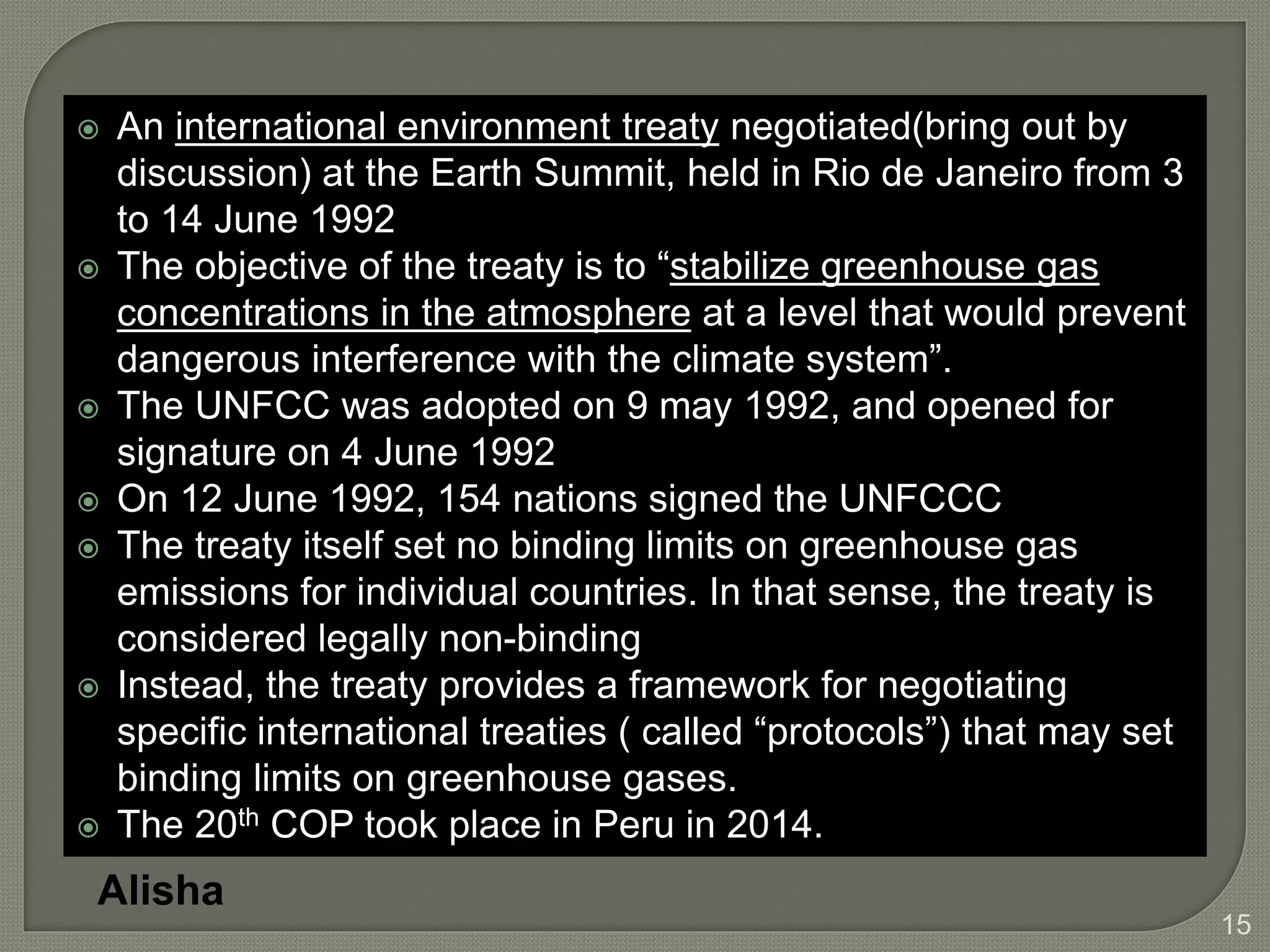 Earth summit | PPTX