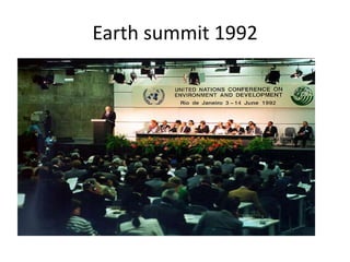 Earth summit - bio pro. | PPTX