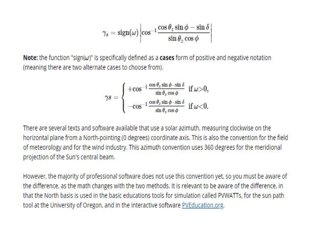 Earth sun angle &observer sun angle | PPTX