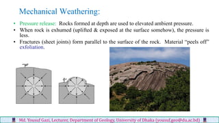 Earth surface processes md. yousuf gazi | PDF