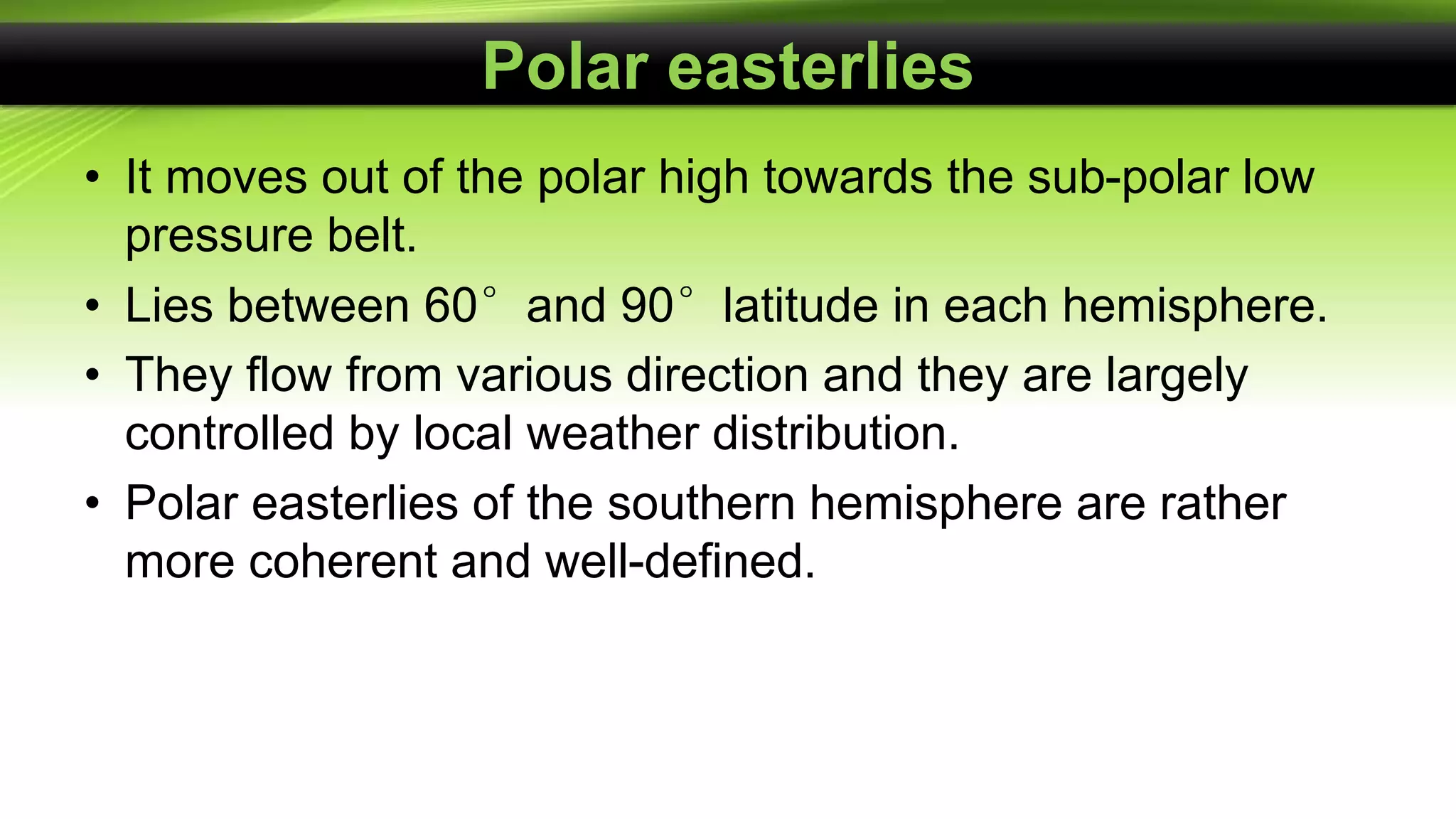 Earth surface wind system ppt. | PPTX