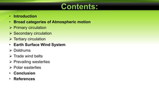 Earth surface wind system ppt. | PPTX