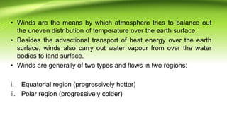Earth surface wind system ppt. | PPTX | Weather | Science
