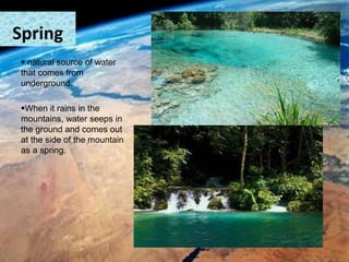 Earth’s water forms | PPTX